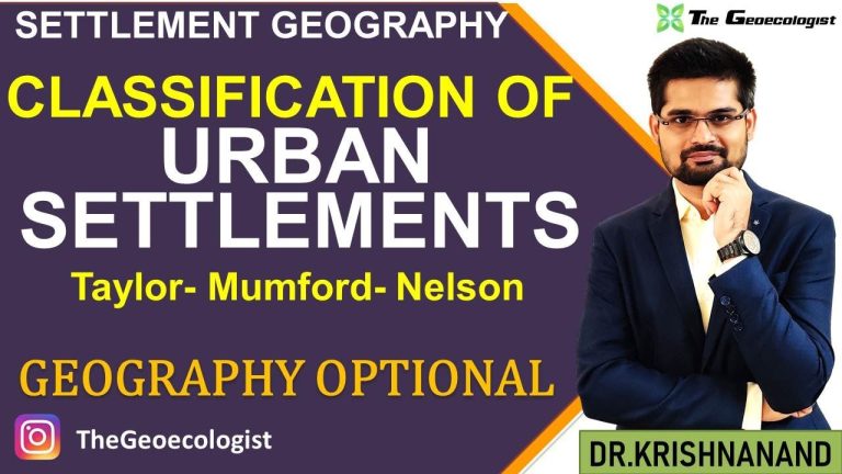 Classification of Urban Settlements-Taylor-Mumford-Nelson - TheGeoecologist