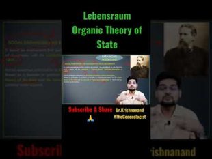 Lebensraum- Organic Theory of State- Geoecologist #shorts - TheGeoecologist