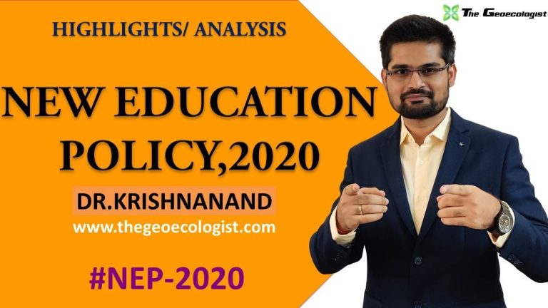 New Education Policy, 2020 | Highlights and Analysis | By Dr ...