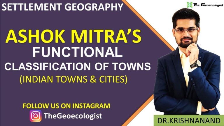 Functional Classification of Towns- Ashok Mitra-Geoecologist ...