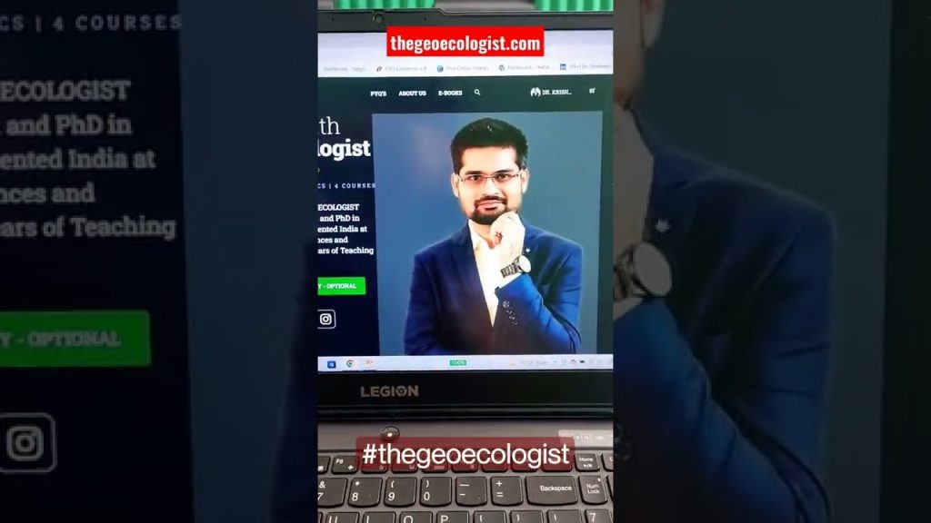 TheGeoecologist - Geoecologist Updated Website #shorts - TheGeoecologist