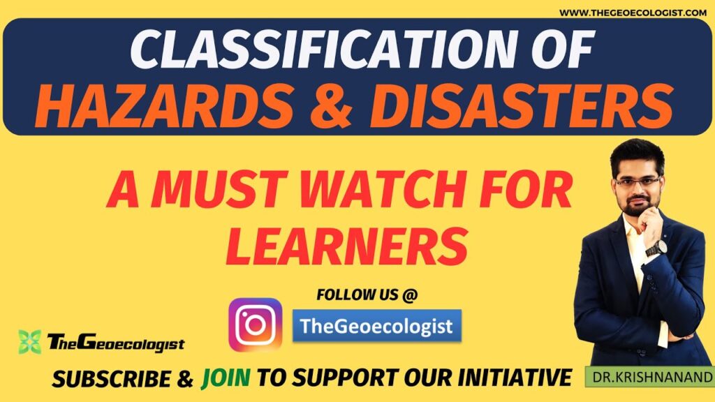 Classification of Hazards and Disasters -TheGeoecologist - TheGeoecologist