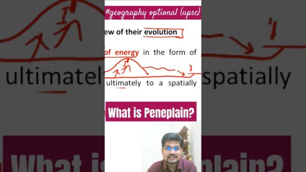 What is Peneplain- Peneplanation- upsc mains 2023- #shorts ...