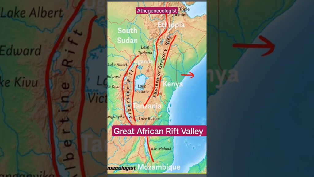 East African Rift Valley- African Lakes on rift valley #upsc #shorts ...