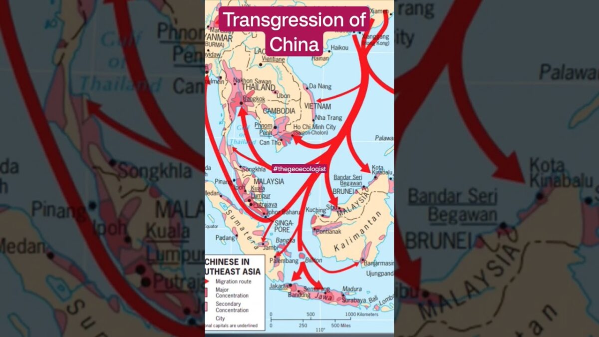 Transgression of China- South China Sea #upsc #thegeoecologist #shorts ...