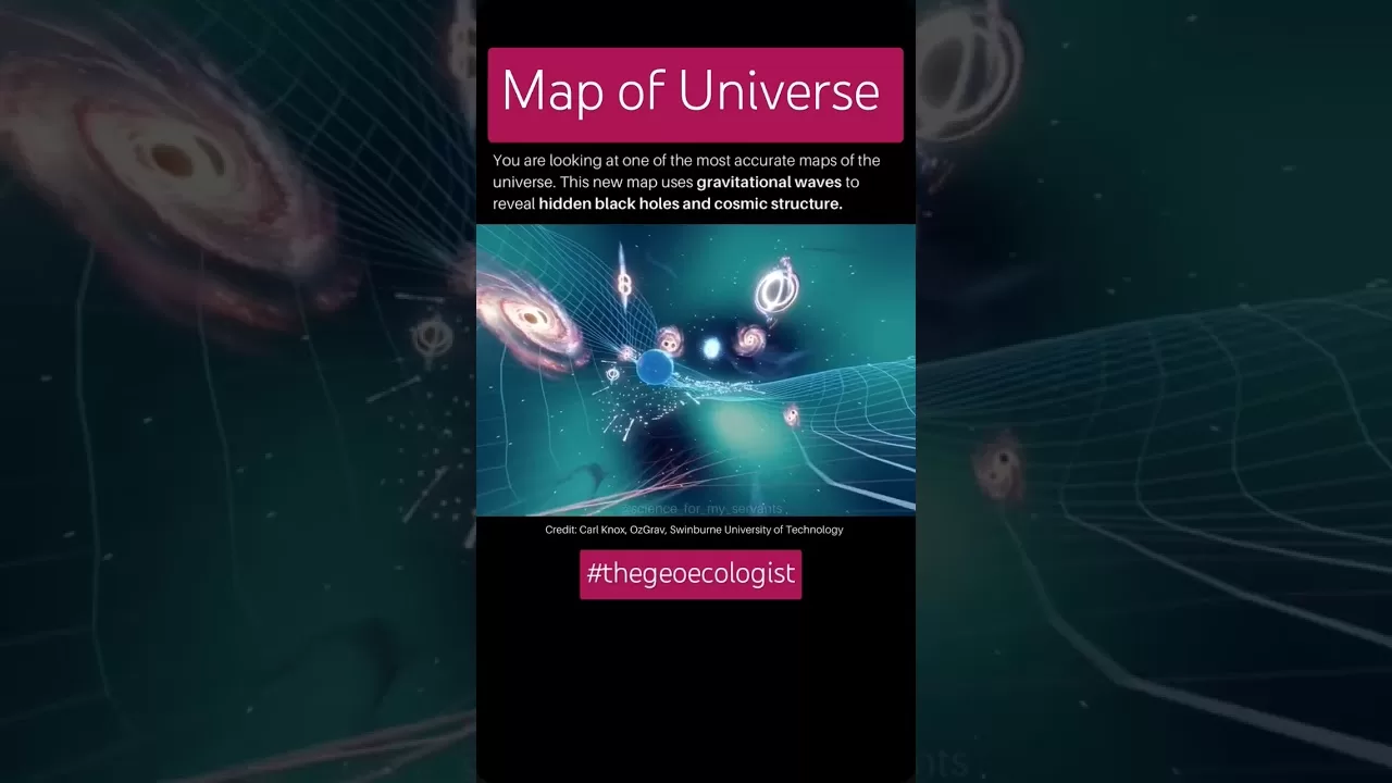 Map of Universe #blackholesexplained #universe #nasa #viralshorts - TheGeoecologist