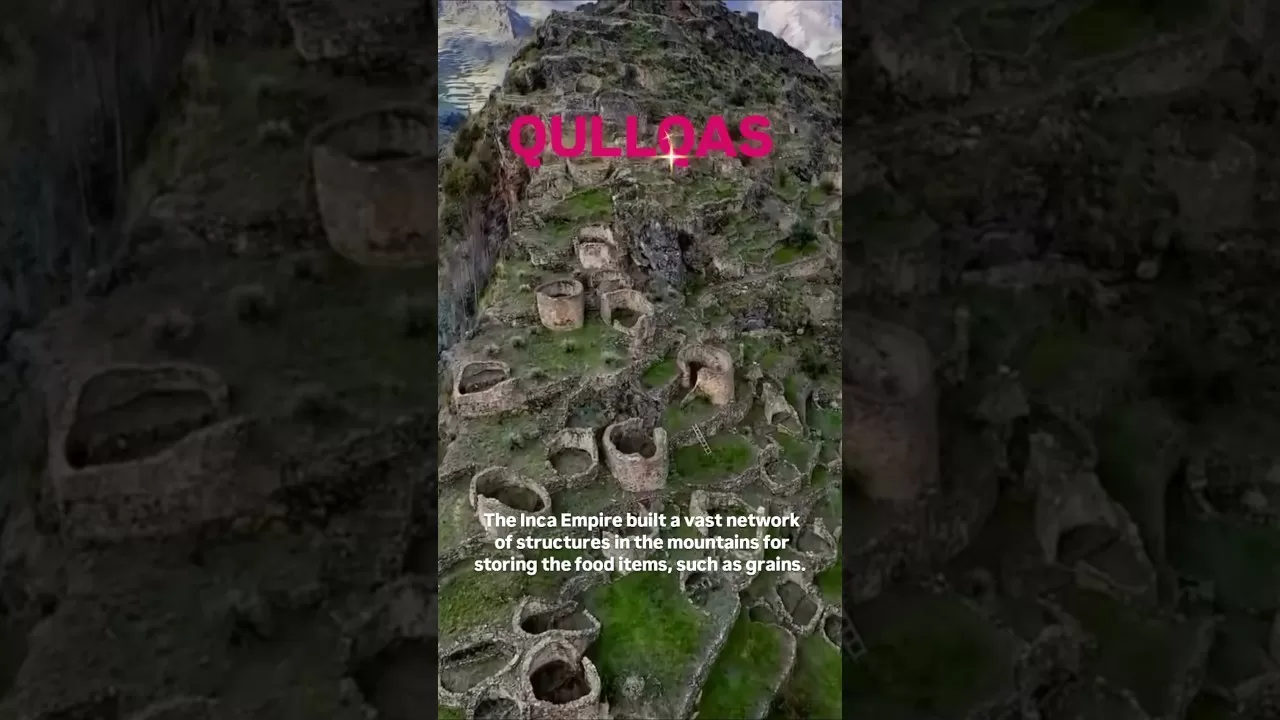 QULLQAS - granary of Inca Empire #qullqas #incaempire #history #shorts ...