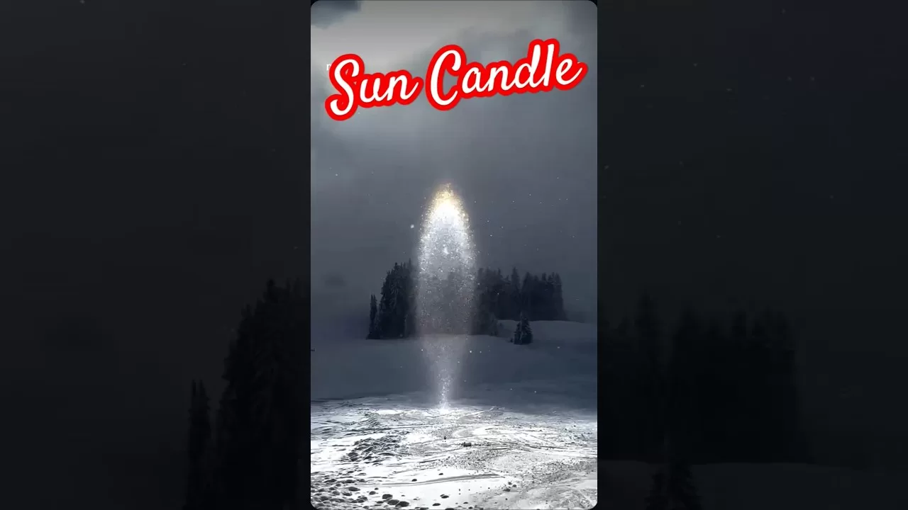 Sun candle phenomenon #suncandle #viralshorts #shorts - TheGeoecologist