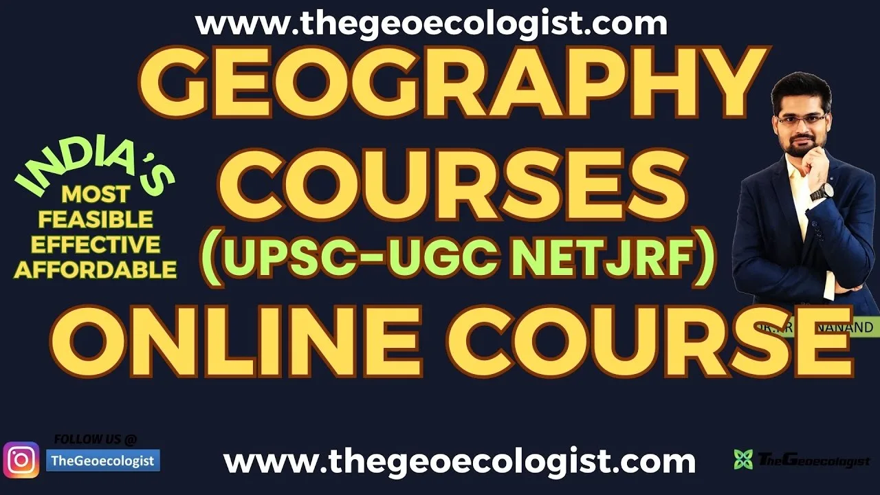 Best Online Geography Courses -#upsc #ugcnet-TheGeoecologist - TheGeoecologist