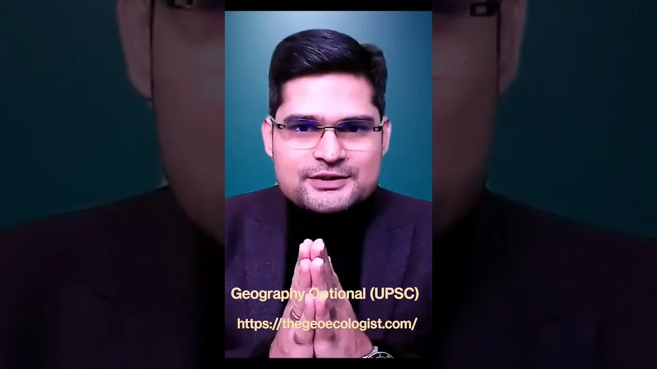 Geography Optional UPSC- M.A Geography CUET-Courses #shorts - TheGeoecologist