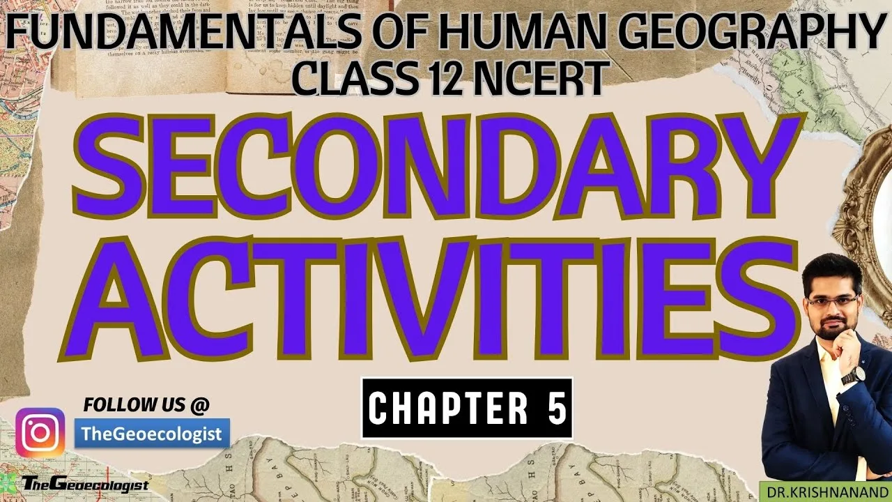 Secondary Activities -Chapter 5 - Class 12 - NCERT Geography ...