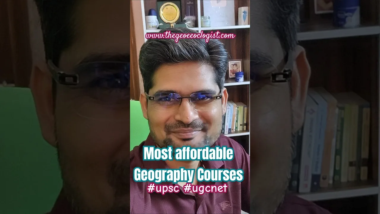 Best geography optional course #thegeoecologist #shorts - TheGeoecologist