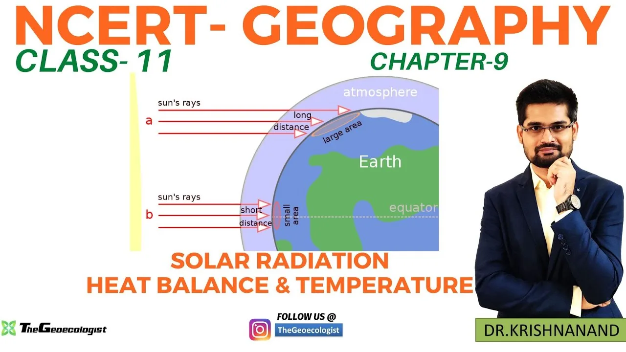 Solar radiation, Heat Balance & Temperature-NCERT Geography Class 11 ...