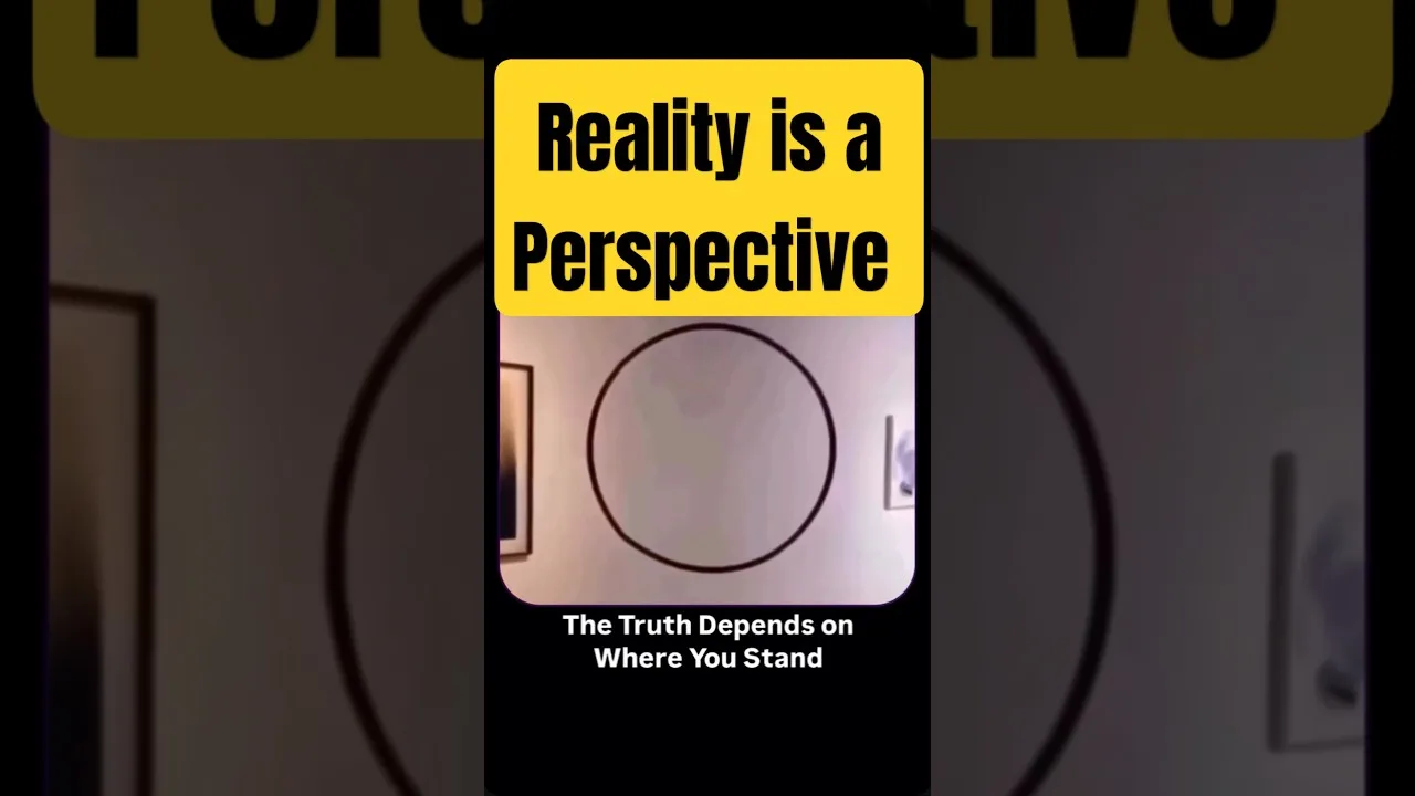 Reality is a perspective - what's the truth? #reality #truth # ...