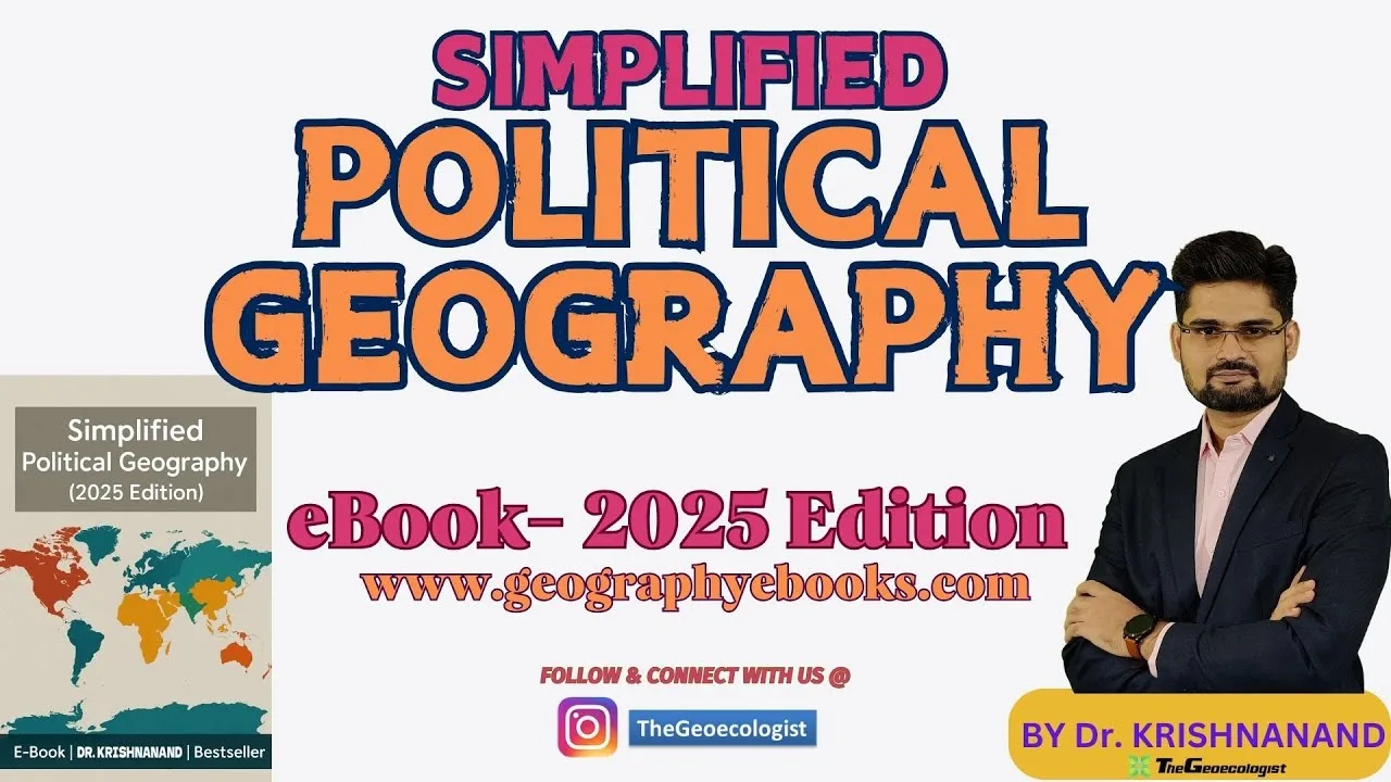 Simplified Political Geography-2025 Edition-TheGeoecologist ...
