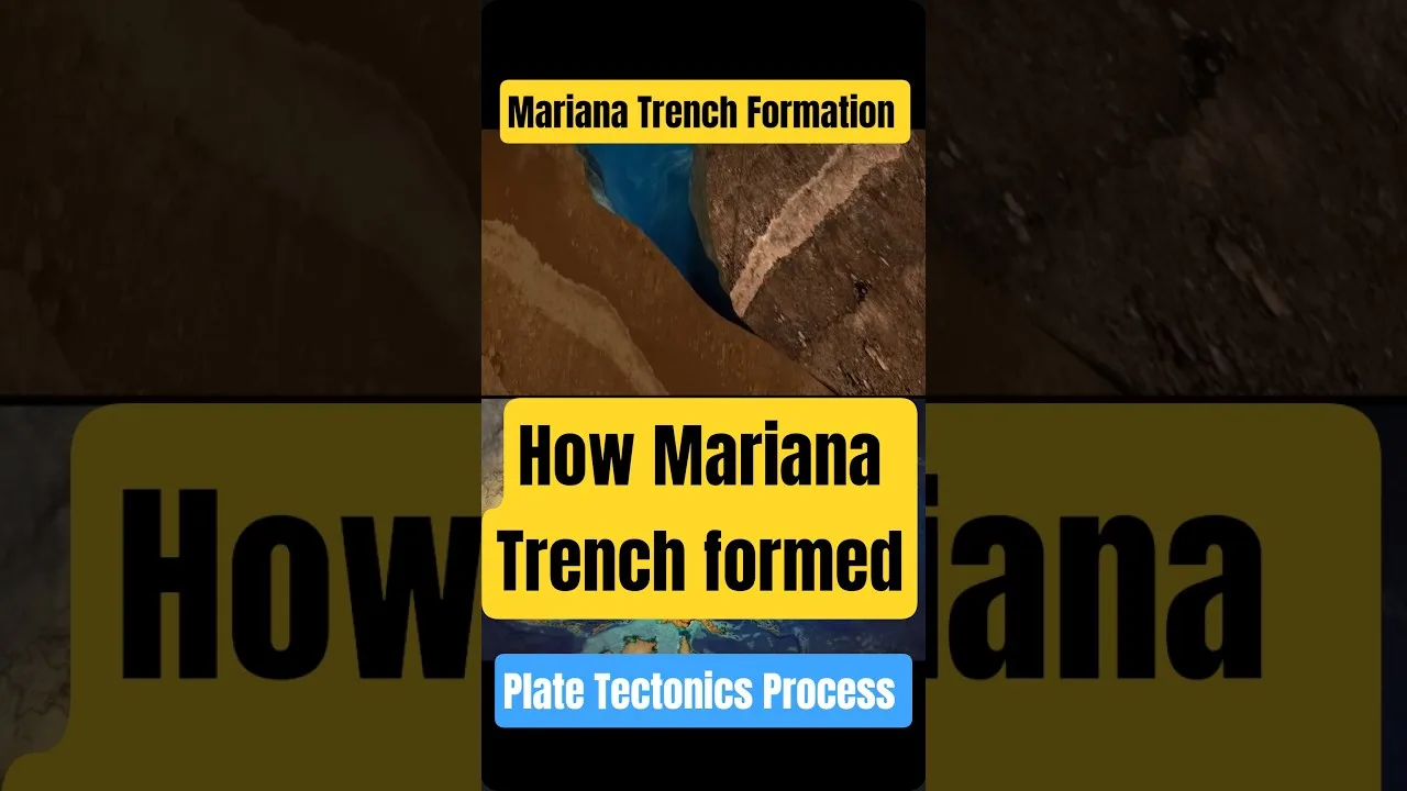 How Mariana Trench formed #platetectonics #marianatrenchformation # ...
