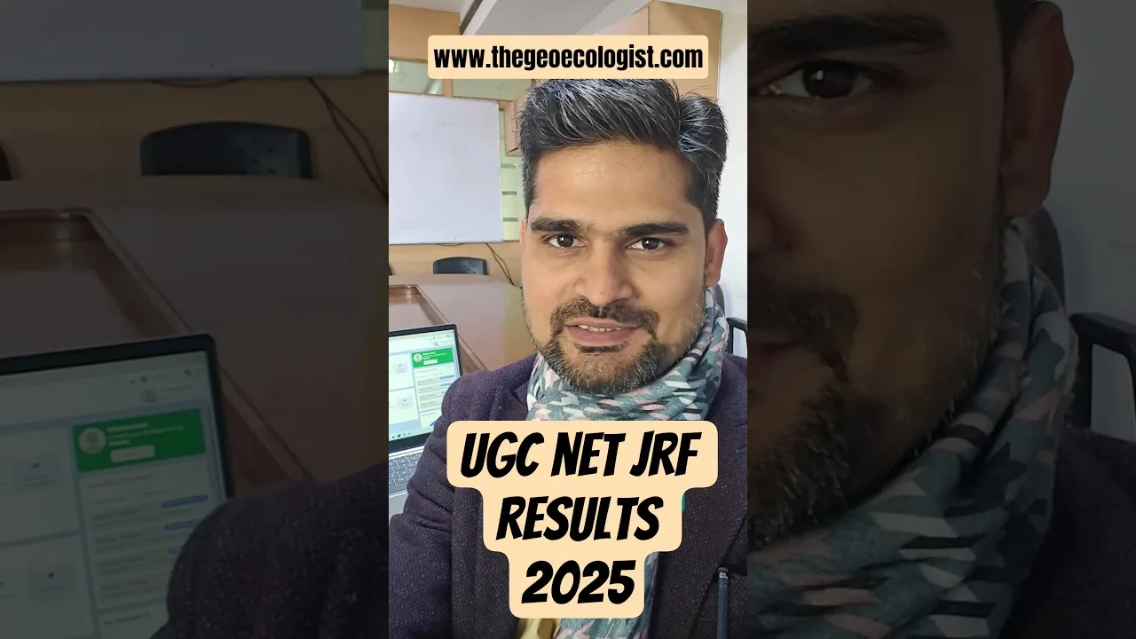 UGC NET JRF Geography Results 2025 #thegeoecologist #shorts ...