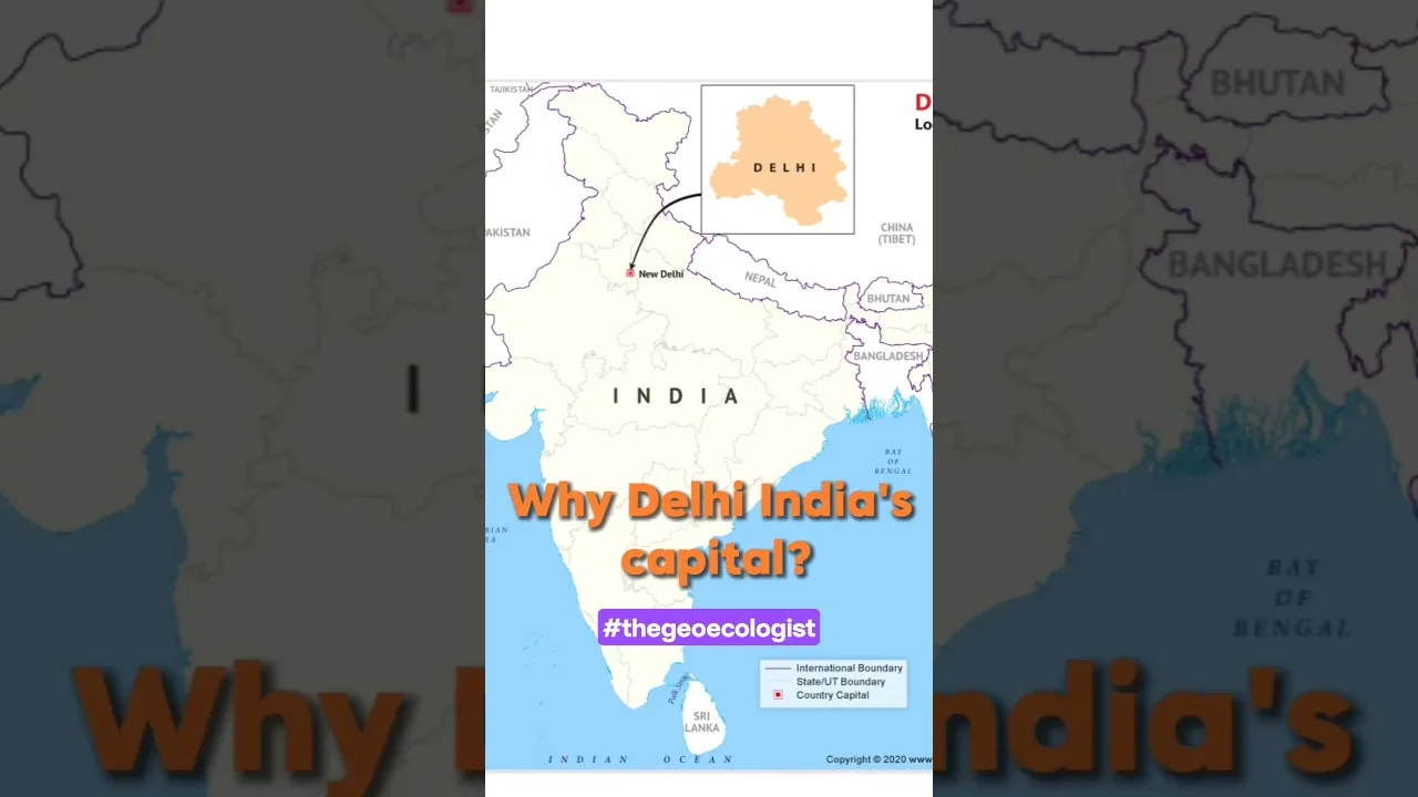 Why Delhi became India's Capital? #thegeoecologist #shorts ...
